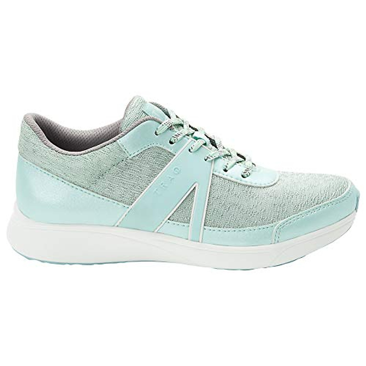 TRAQ by Alegria Qarma Womens Smart Walking Shoe Mint Dew 9 M US