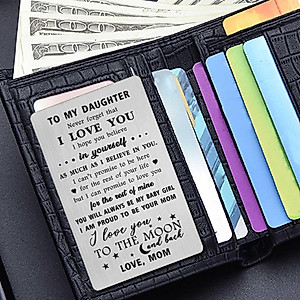 Daughter Christmas Card Gift from Mom - Daughter Gifts, Gifts for Daughters from Mothers, Unique Birthday Gifts for Daughter for Christmas Birthday