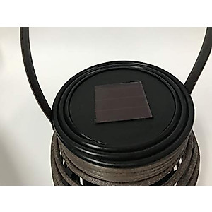 Joyee Garden Ambient Solar Rattan Basket Candle Lamp