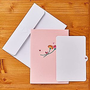 Lovepop Floral Love Pop Up Card, 5x7-3D Greeting Card, Pop Up Card for Mom, Anniversary Card for Wife, Love Card, Thinking of You