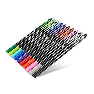BIC 12 Intensity Fineliner Pen - Assorted Pack of 20