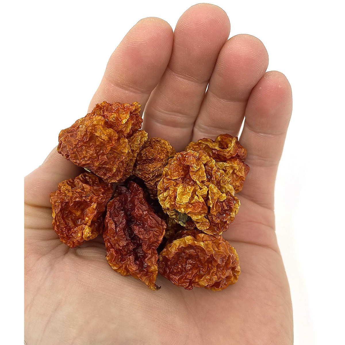 G GT LEAF Carolina Reaper Chili Pepper, Whole Dried (8 Minimum, plus Bonus Peppers)