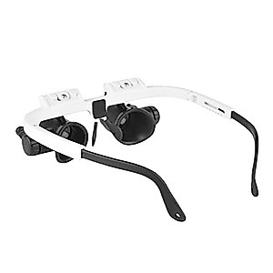 Microscope Adapter Head-Mounted LED Light Acrylic Lens Binocular Glasses Adjustable Microscope Tool Magnifying Microscope Accessories