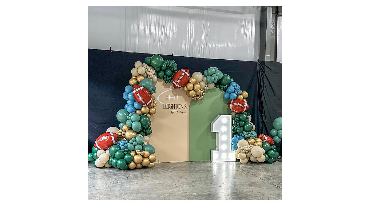 Football Balloons Arch Kit - 150PCS for Parties