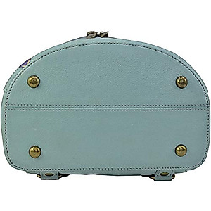 Anuschka Women’s Genuine Leather Backpack - Hand Painted Exterior - Butterfly Heaven