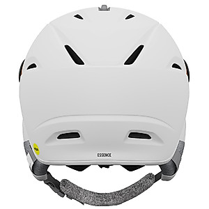 Giro Essence MIPS Vivid Snowboard Ski Helmet for Women & Youth w/Integrated Shield/Visor - Matte White - M (55.5-59cm)
