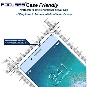 Focuses Screen Protector for iPhone 8,7,6S,6(4.7") iPhone 8 Blue Light Screen Protector Compatible iPhone 8/7/6S/6 (3 Pack)