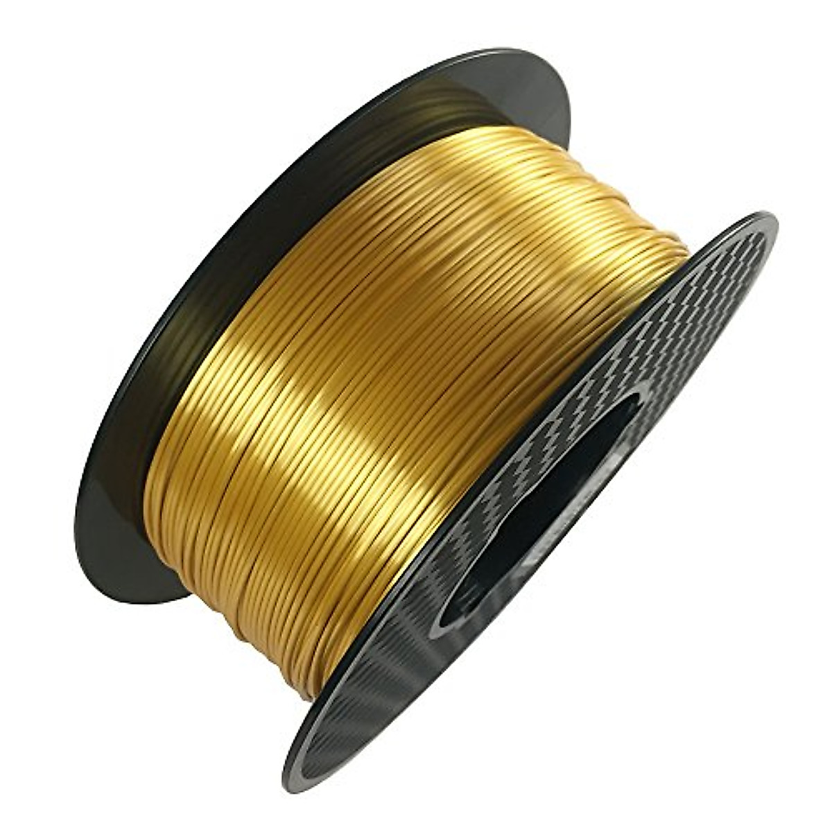 Silk Gold PLA Filament 1.75 mm 3D Printing Filament 1KG 2.2LBS Spool 3D Printer Material Shine Silky Shiny Metallic Metal CC3D Silk PLA Gold Filament