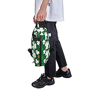 Crossbody Sling Backpack Patricks-Day-Irish-Flag Travel Hiking Chest Daypack One Strap Shoulder Bag