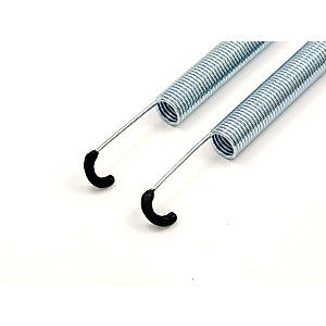 KUANYUOO 6-9/16" Replacement Recliner Sofa Chair Mechanism Tension Steel Spring 2Pcs - Long Neck Hook Style