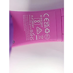 iClever Cat Ear Kids Bluetooth Headphones, LED Lights Up, 74/85/94dB Volume Limited, 50H Playtime,Bluetooth 5.2, USB C,Kids Headphones Wireless Over Ear for Travel iPad Tablet, Meow Macaron-Hot Pink