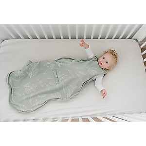 Woolino Merino Wool Ultimate Baby Sleep Sack - 4 Season Baby Wearable Blanket - Two-Way Zipper Adjustable Sleeping Bag for Babies and Toddlers - Universal Size (2-24 Months) - Sage