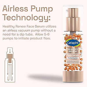 Cetaphil Healthy Renew Anti Aging Face Serum 1 Oz, Retinol Alternative Serum for Face with Niacinamide & Peptides, Skincare for Sensitive Skin with Vitamin B Complex, Fragrance Free