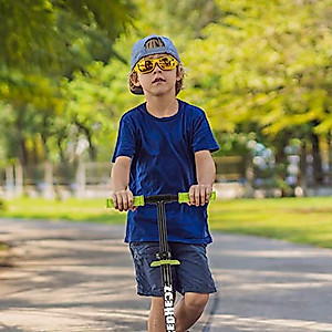 Voyager Big Wheel 2 Wheeled Kick Scooter Folding Scooter for Kids Large 200 MM Wheels, Easy & Portable Fold-N-Carry Design, Ultra-Lightweight, Comfortable & Safe, Durable & Easy to Ride