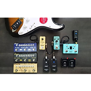 HOEREV Guitar Drum Machine Looper Tuner 3 In 1 Loop Pedal For Electric Guitar Bass Pedals Station Type C Can Be Power Supply Port