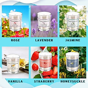 MTLEE 24 Pieces Candles for Home Scented Candles Gift Set for Women Bulk 6 Fragrances 1.8 oz Long Lasting Aromatherapy Jar Candles for Teacher Birthday Thanksgiving Anniversary Christmas