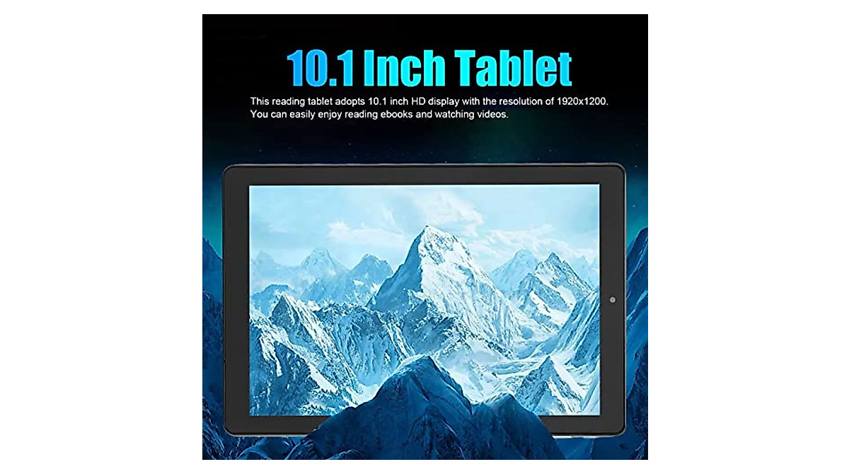 Gray 10.1 Inch Reading Tablet with 4GB RAM & 64GB Storage