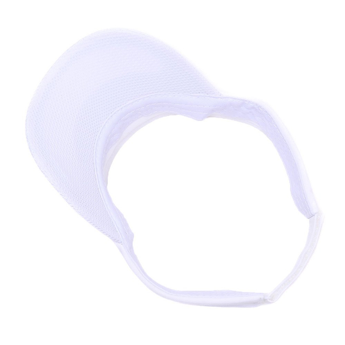 Sun Visors,Premium Sports Tennis Golf Running Hat, Mesh Adjustable Cap (White)