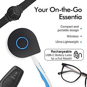 TAISHAN UV Sanitizer Toothbrush Case，Rechargeable Portable Mini Holder with Mirror,Fits All Toothbrushes for Electric and Manual,Safety Feature Home Travel