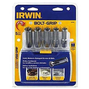 IRWIN Bolt Extractor Set for Deep Well Bolts, 5-Piece (3094001)