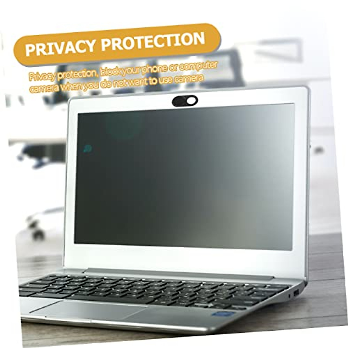 NUSITOU 12 Pcs Camera Privacy Cover Web Camera Cover Laptop Camera Cover Camera Cover Slide Webcam Privacy Lens Protector Webcam Blocker Aluminum Alloy Cell Phone Slider Safety Mask
