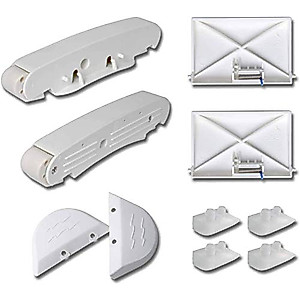 AXV417WHP Pool Cleaner Pod Swing Kit, Upgrade AXV604WHP Front and Rear Bezels with AXV414P Pod Shoes Compatible with Hayward Navigator Pool Vacuum Body Ultra Pool Cleaner Part