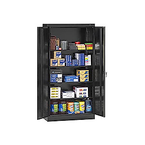Tennsco 1470Bk 72-Inch High Standard Cabinet, 36W X 18D X 72H, Black