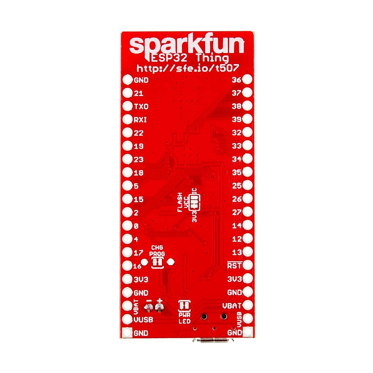 SparkFun ESP32 Thing Developement Board WiFi & microcontroller Compatible with Bluetooth for IoT & prototyping Projects w/Integrated LiPo Battery Charger 4MB Flash Memory 3 to 3.6V Operating Range