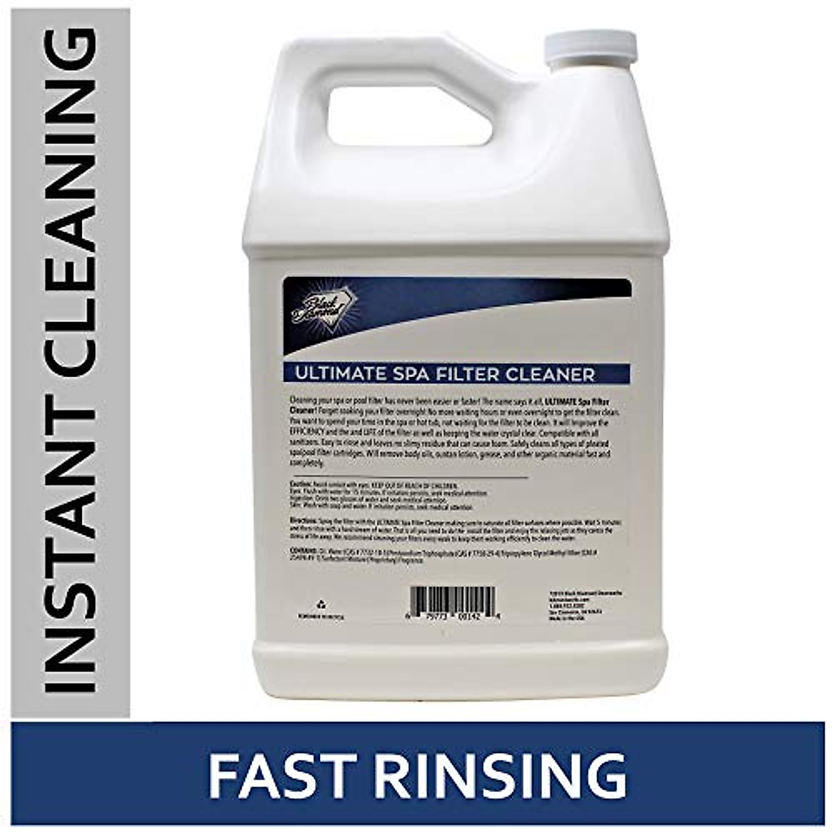 Black Diamond Stoneworks Ultimate Spa Filter Cleaner Fast-Acting Spray for Hot Tub & Pool Filters.Bundle