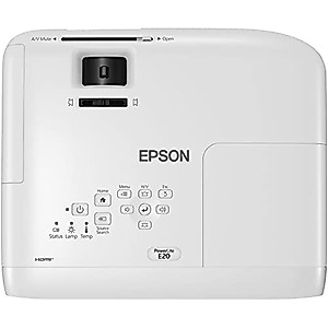 PowerLite E20 Projector,XGA 3400 LMN