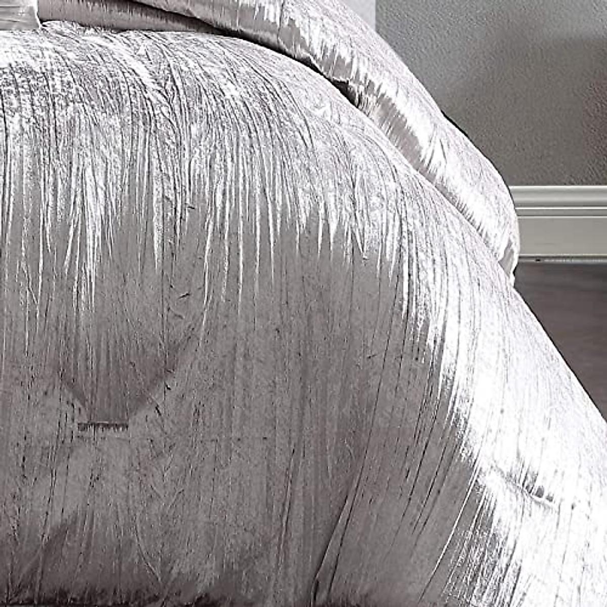 Riverbrook Home Turin Comforter Set, King, Silver, 7 Piece Set