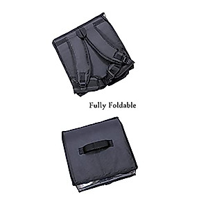 Ultrafine Popular Premium Size Bike pickup single Compartment Insulated Thermal Pizza/Food/Meal/Thalis/Lunch Boxes/Grocery Multipurpose Comfortable Carriage Delivery Backpack Bag, Black