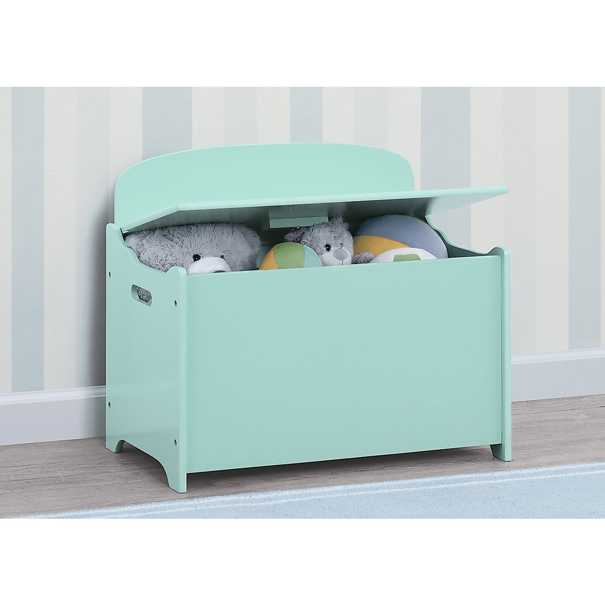 Delta Children MySize Deluxe Toy Box, Mint