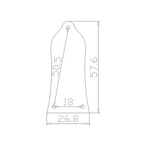 KAISH Pure Custom Made Natural Abalone Shell Guitar Truss Rod Cover with 3 Holes for Epi LP Les Paul