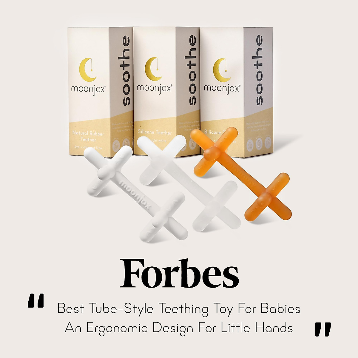 Silicone Baby Teething Toys - Baby teether for Infants, Toddlers, Newborns, CPSIA Certified, FDA Formulated Material