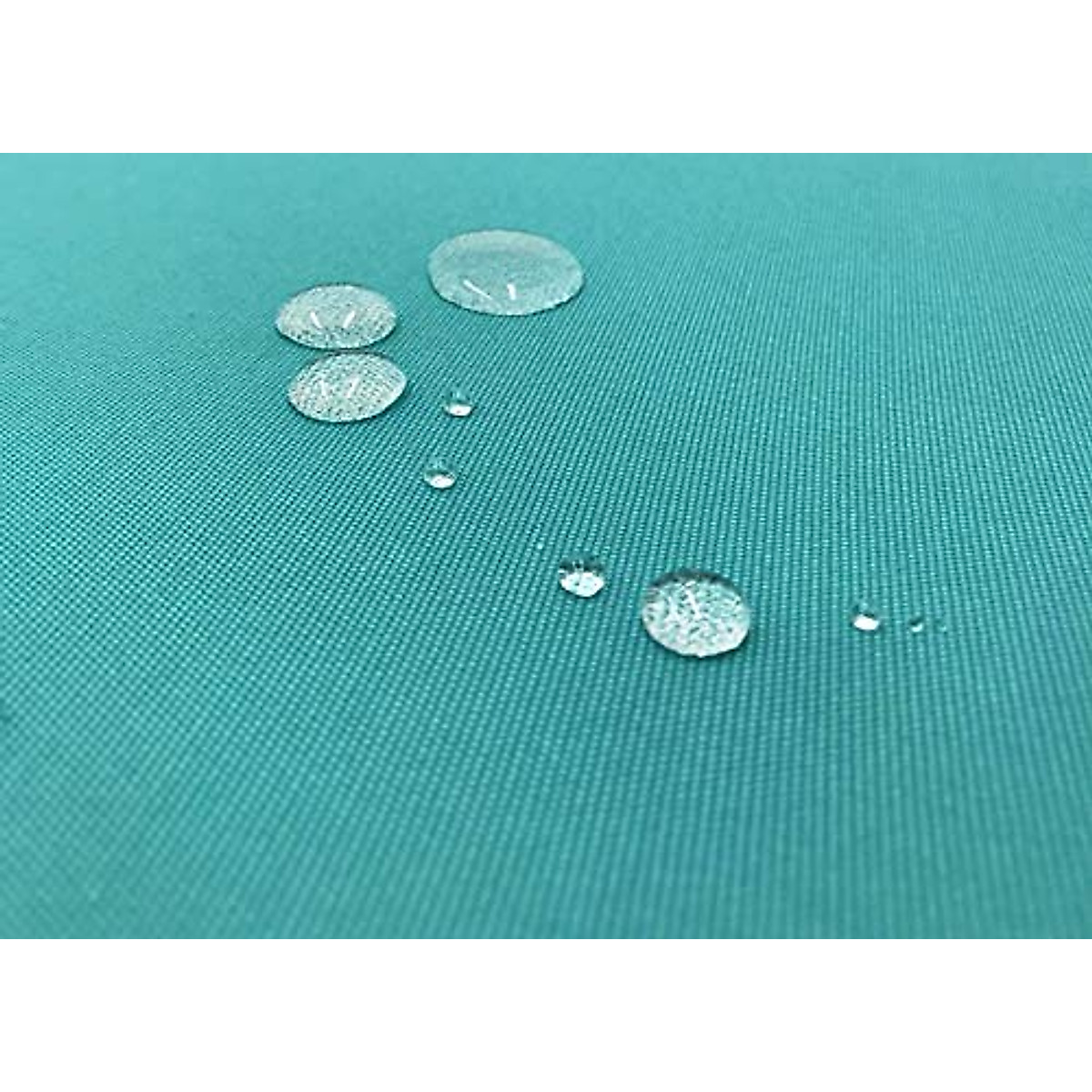 CozyLounge Indoor Outdoor Water Repellent High UV Resistant Patio Chair Cushion Cover (22"x20"x4" (4 Covers), Serenity Teal)