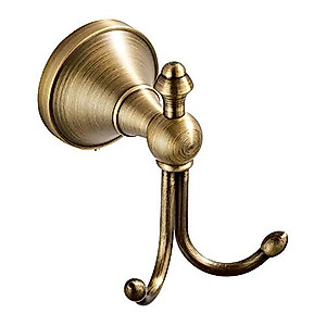 LightInTheBox® Novelty Design Antique Brass Finish Wall-Mounted Robe Hook, Bathroom and Kitchen Accessories. Double Hook