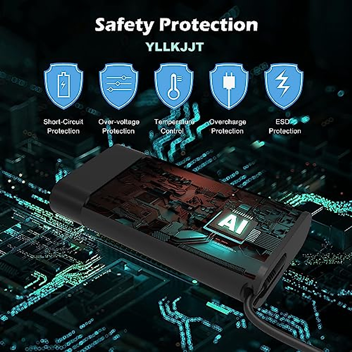 90W USB C Charger for Dell Latitude/Precision/XPS/Chromebook Laptop, Dell 90W Laptop Charger USB C