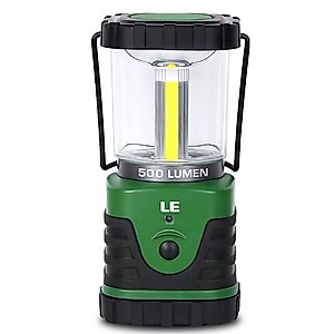 LED Camping Lantern, 500LM, 3 Light Modes, Power Bank, IPX4 Waterproof, Perfect Lantern Flashlight for Hurricane Emergency, Hiking, Home and More