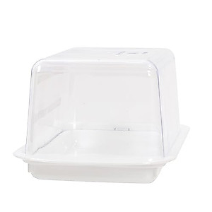 Butter Dish, Holds 1-lb (454g), 5.5x3.5x3.25 Inch