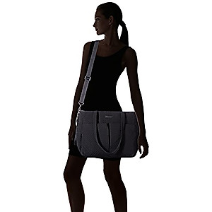 Vera Bradley Women's Microfiber Ultimate Baby Diaper Bag, Classic Black, One Size