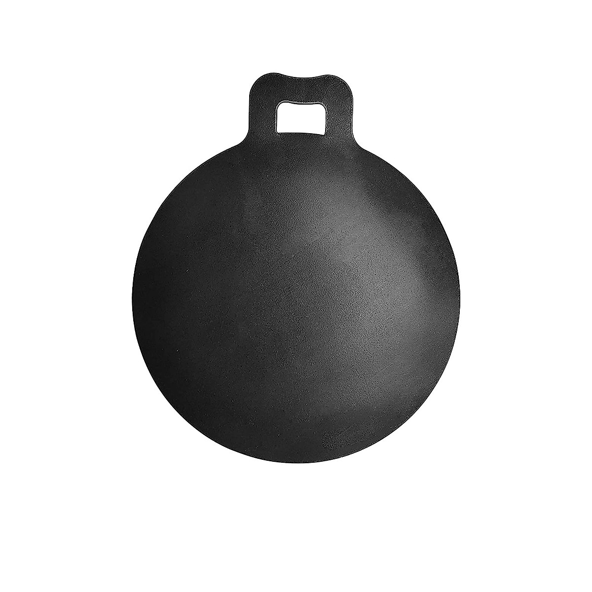 Nakshathra Iron Dosa Tawa Iron Dosa Kallu CookwareLarge Size Dosa Iron Tawa - 14 In with Handle Export Quality, Black