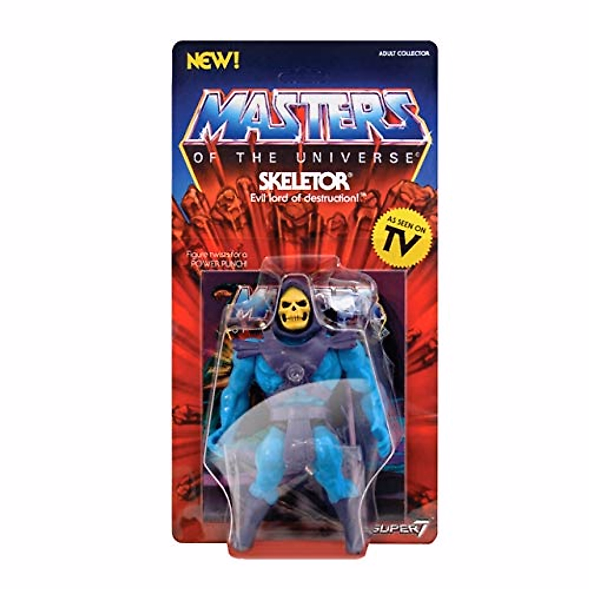 Masters of The Universe Vintage Skeletor Action Figure Standard