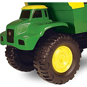 TOMY John Deere Durable Construction Vehicles Toy for Kids, Big Scoop Dump Truck, 21 Inch