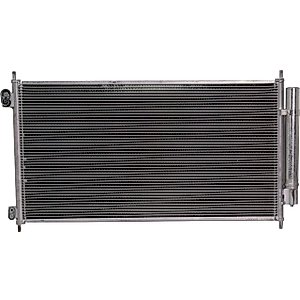 Kool Vue A/C Condenser Compatible With 2008-2012 Honda Accord, Fits 2012-2015 Crosstour, Fits 2010-2011 Accord Crosstour With Receiver Drier
