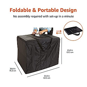 Amazon Basics Portable Foldable Photo Studio Box with LED Light - 25 x 30 x 25 Inches, 1 Count (Pack of 1)