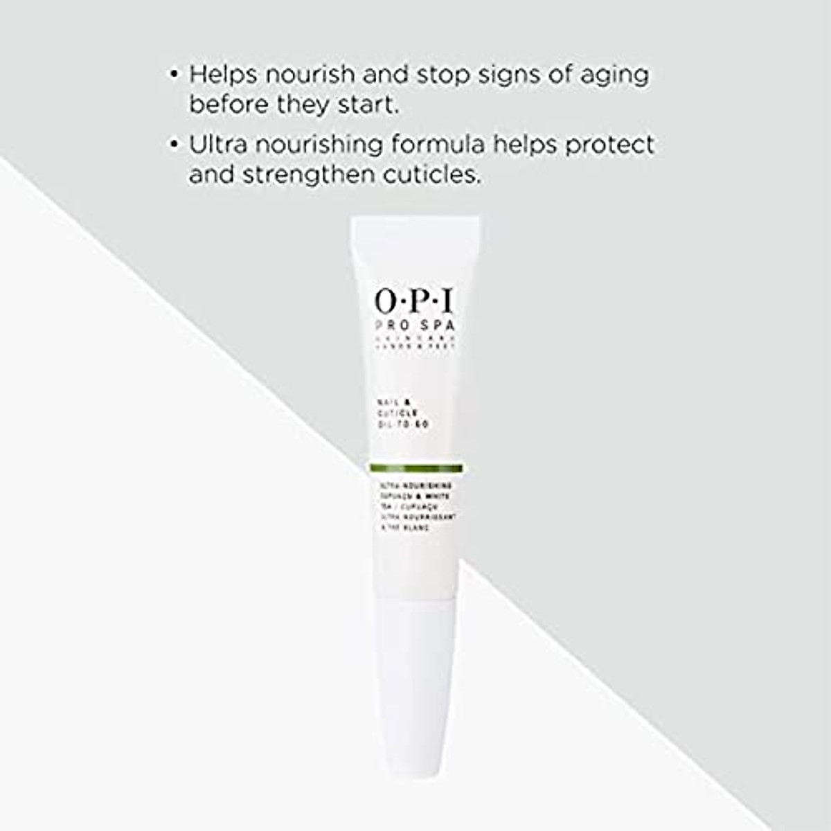 OPI ProSpa Nail and Cuticle Oil To Go, Ultra Nourishing, Protect & Strengthens Cuticles, Anti Aging, Infused with Grape Seed, Sesame, Kukui, Sunflower & Cupuacu Oils, 0.25 fl oz