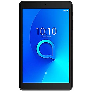 Alcatel 3T 8 9032T (32GB, 2GB) 8.0" Cellular Tablet with Calling, 4080mAh Battery, Face Unlock, Android 10, GPS, US 4G LTE GSM Unlocked (T-Mobile, AT&T, Metro, Straight Talk) (Black)