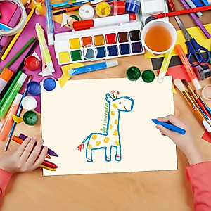 200 Sheets Ivory Printer Paper 32 lb/120 gsm Stationery Paper, Ivory Cardstock Paper Sheets for Printing, Copy, Arts Crafts, Letters, Invitations, Laser & Inkjet Printer Compatible (Ivory)