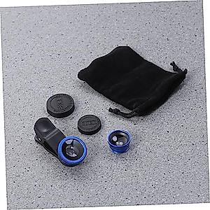UKCOCO Phone Lens 3pcs Mobile Phone Lens Phone Camera Lens kit Mobile Phone Camera Lens iphonee x Smartphone Phones Smart Phone Camera Lens Suite Appendix self Timer Wide Angle